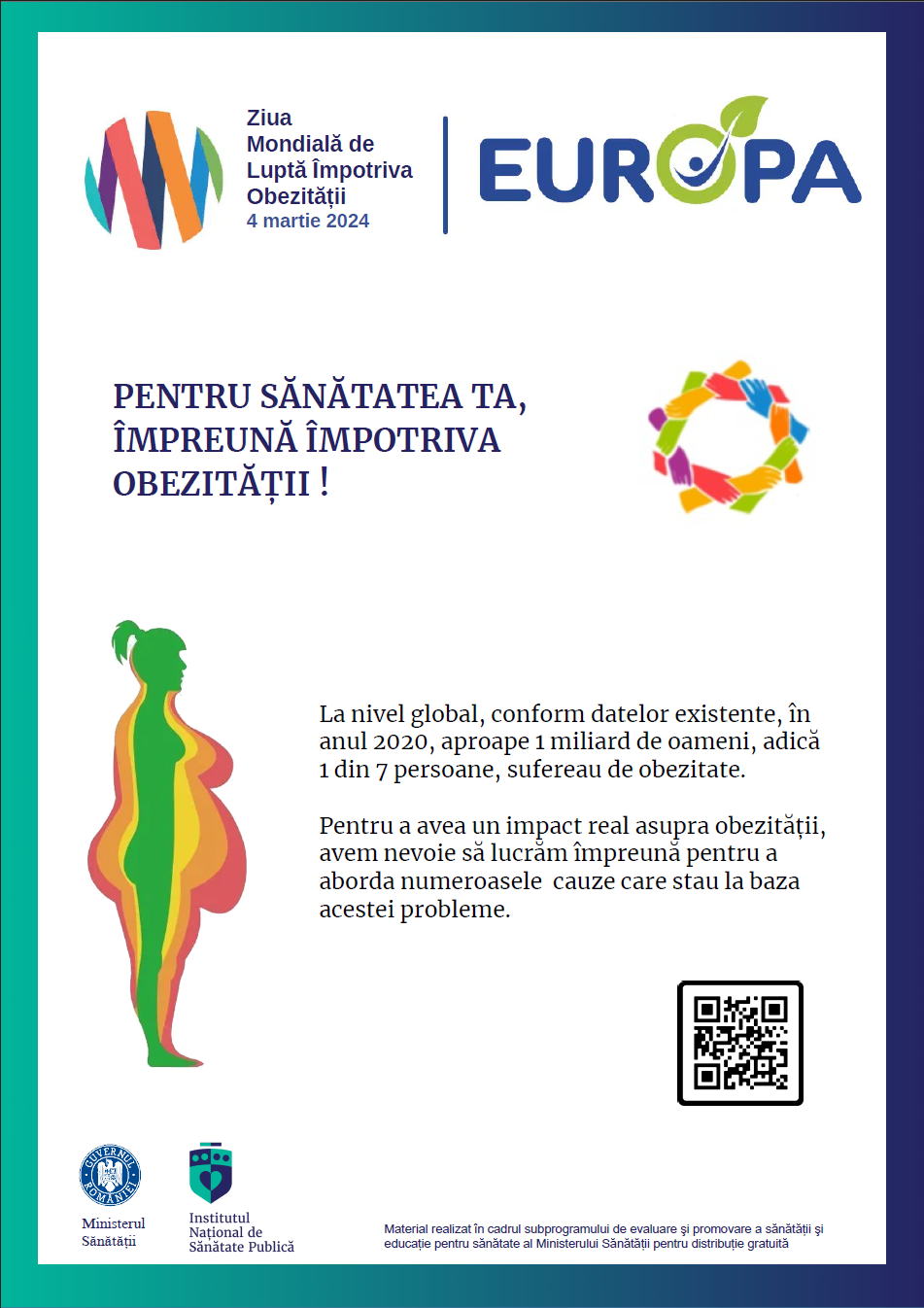 Ziua Mondiala de lupta impotriva obezitatii – 4 martie 2024 – Directia ...